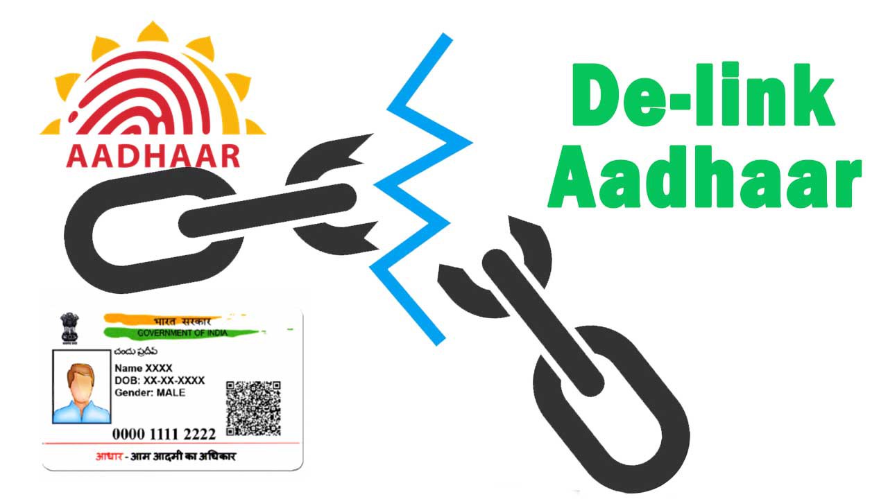 How to De-link your Aadhar Card